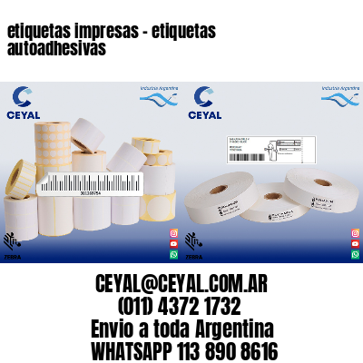 etiquetas impresas – etiquetas autoadhesivas - Impresion Rotulos