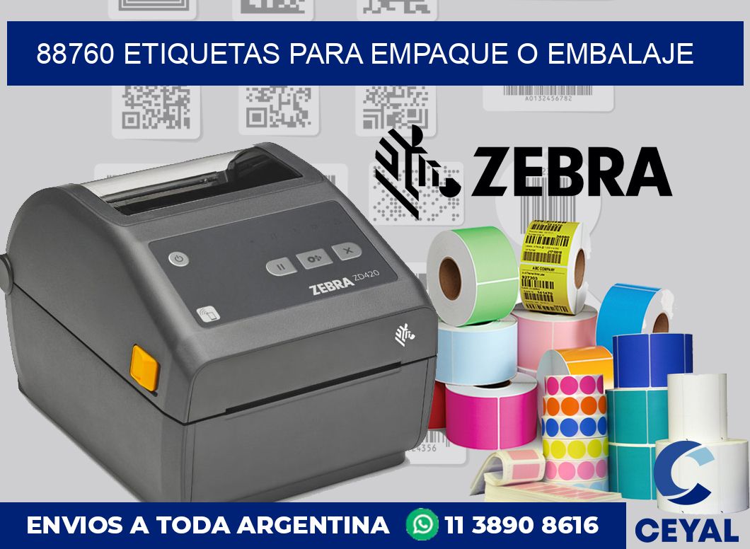 88760 etiquetas para empaque o embalaje - Impresion Rotulos