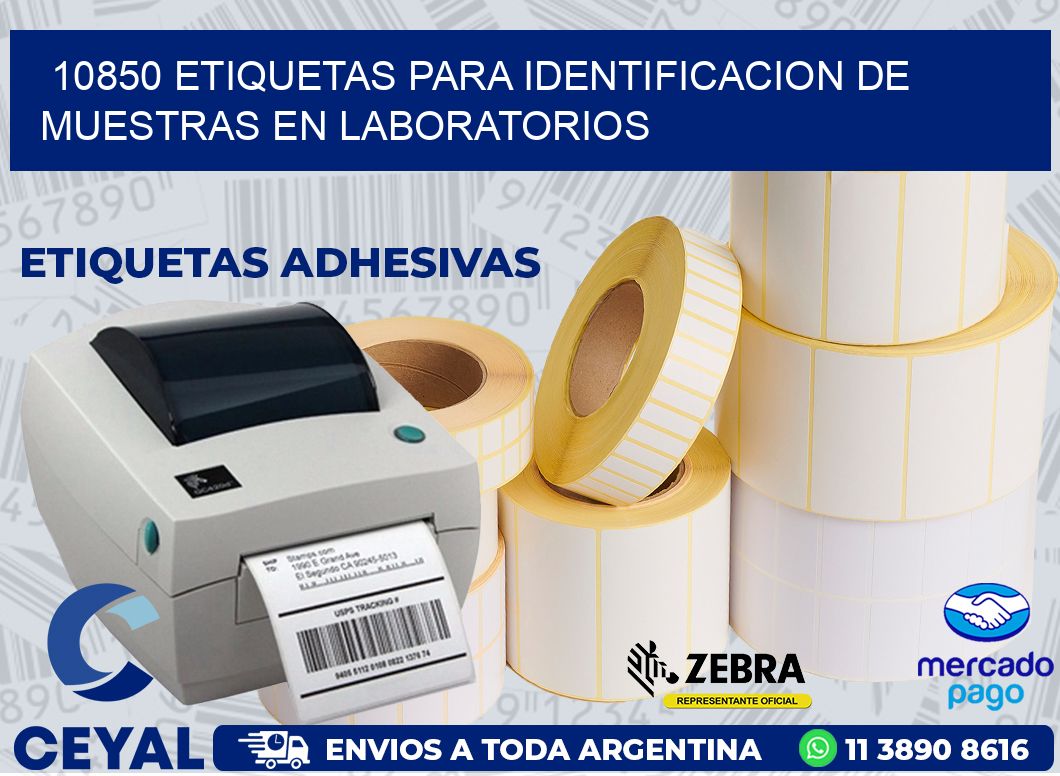 10850 ETIQUETAS PARA IDENTIFICACION DE MUESTRAS EN LABORATORIOS ...