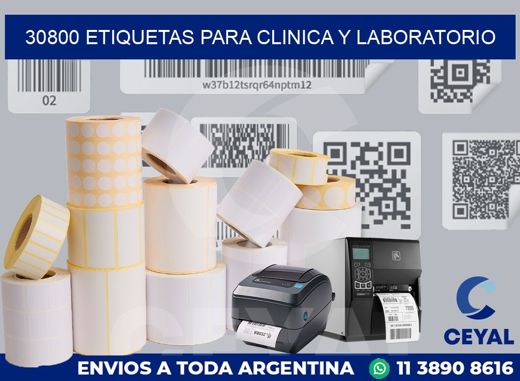 30800 ETIQUETAS PARA CLINICA Y LABORATORIO - Impresion Rotulos