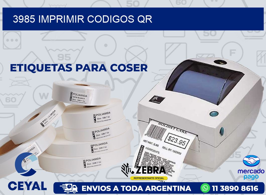 3985 IMPRIMIR CODIGOS QR - Impresion Rotulos 3985 IMPRIMIR CODIGOS QR - Impresion Rotulos