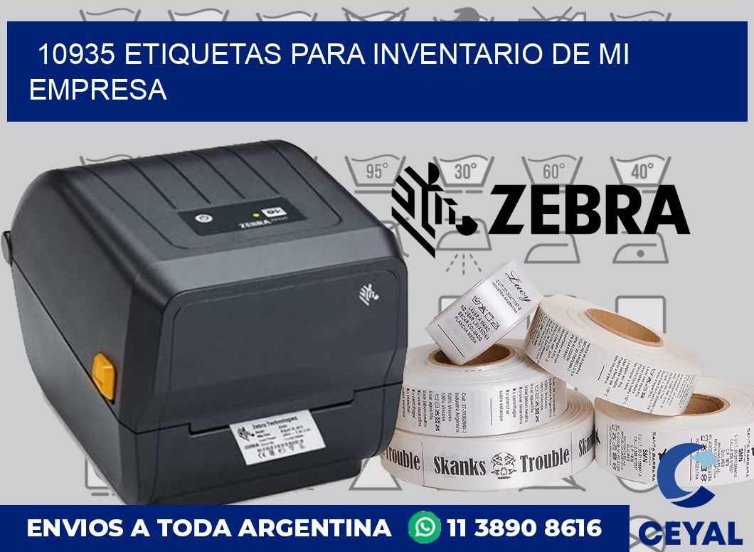 10935 ETIQUETAS PARA INVENTARIO DE MI EMPRESA - Impresion Rotulos