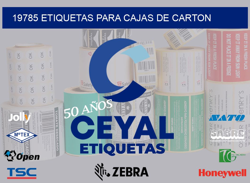 19785 ETIQUETAS PARA CAJAS DE CARTON - Impresion Rotulos