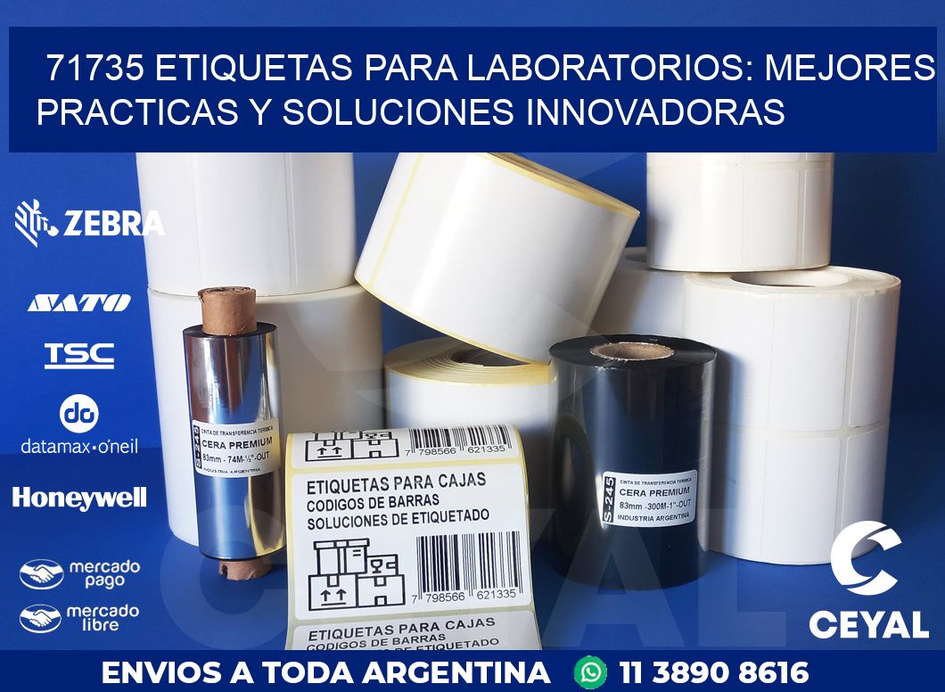 71735 ETIQUETAS PARA LABORATORIOS: MEJORES PRACTICAS Y SOLUCIONES ...