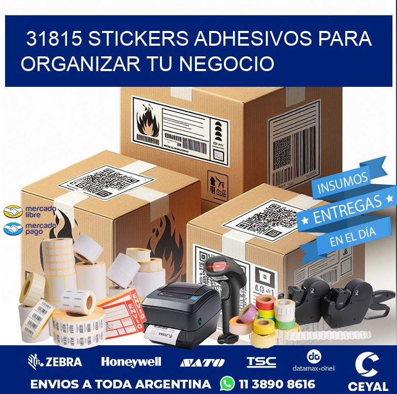 31815 STICKERS ADHESIVOS PARA ORGANIZAR TU NEGOCIO - Impresion Rotulos