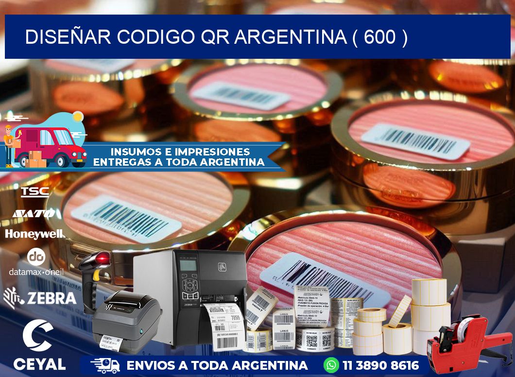 DISEÑAR CODIGO QR ARGENTINA ( 600 ) - Impresion Rotulos