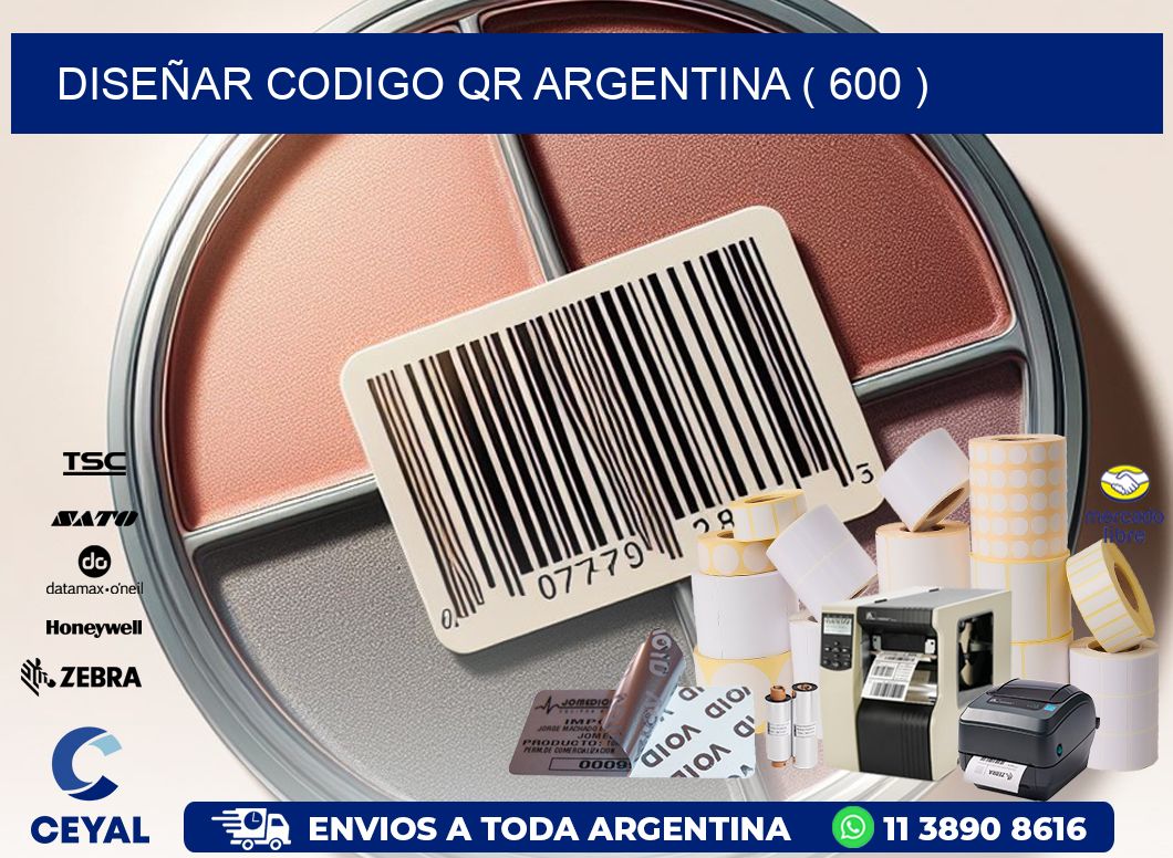 DISEÑAR CODIGO QR ARGENTINA ( 600 ) - Impresion Rotulos